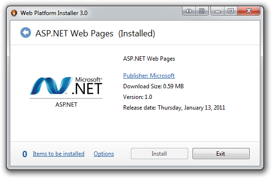 RFC: Web Platform Installer (WebPI) with an offline feed mode for bandwidth savings - Scott ...